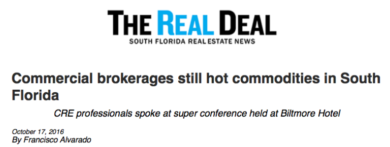 Commercial Brokerages Still Hot Commodities in South Florida - Pathman ...